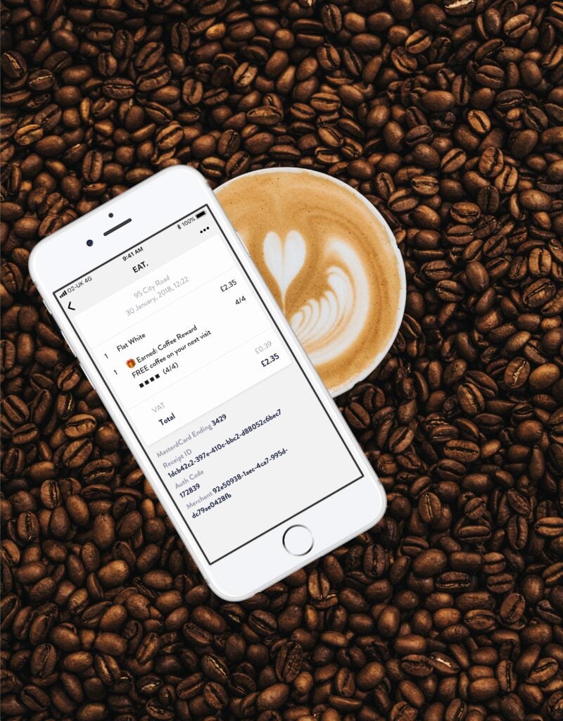 Flux trial with Costa Coffee on the Barclays Launchpad for digital receipts