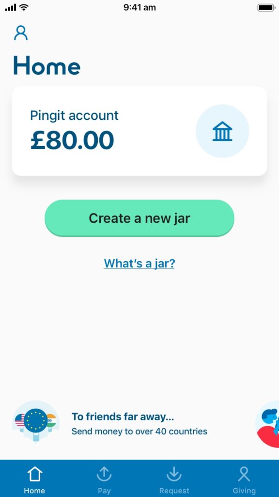 Pingit jars is now available for Barclay customers using Pingit