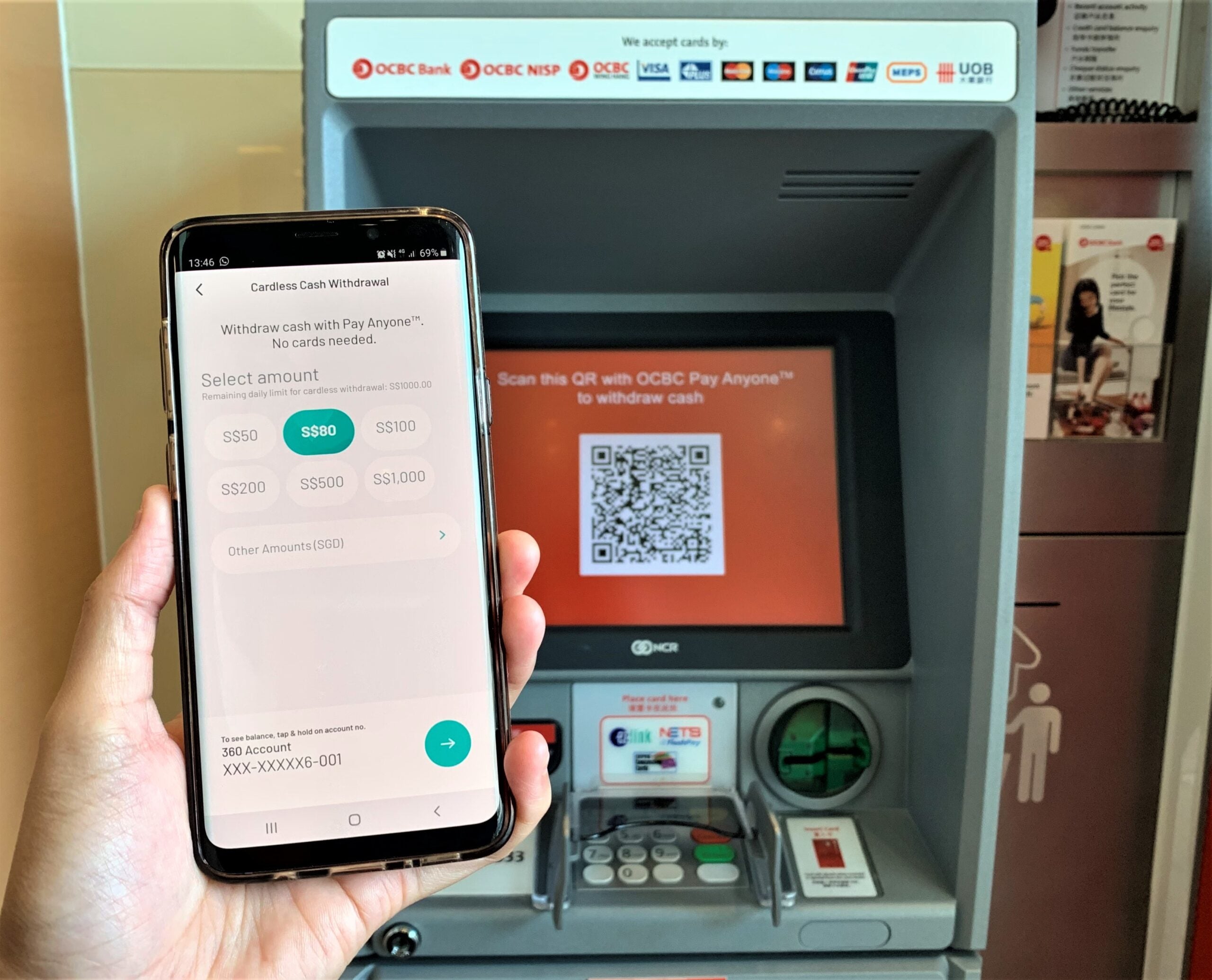 QR Code ATM Withdrawals First For OCBC Bank In Singapore QR Code ATM Withdrawals First For OCBC Bank In Singapore
